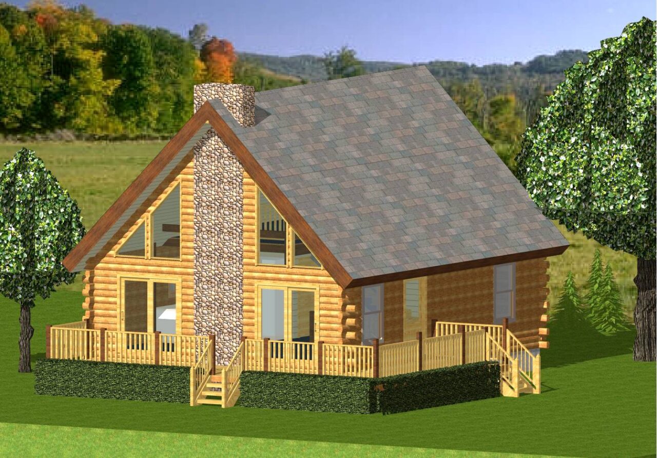 The Clarion - Aurora Log Homes