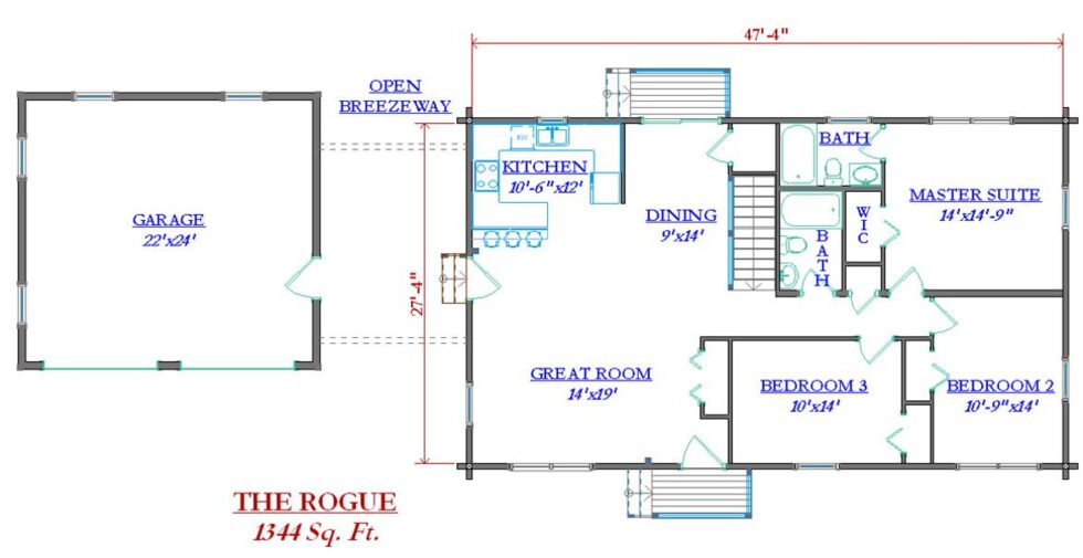 The Rogue - Aurora Log Homes